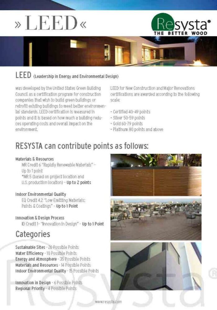 Brochures & Product Info - TREE PAL | RESYSTA Middle East